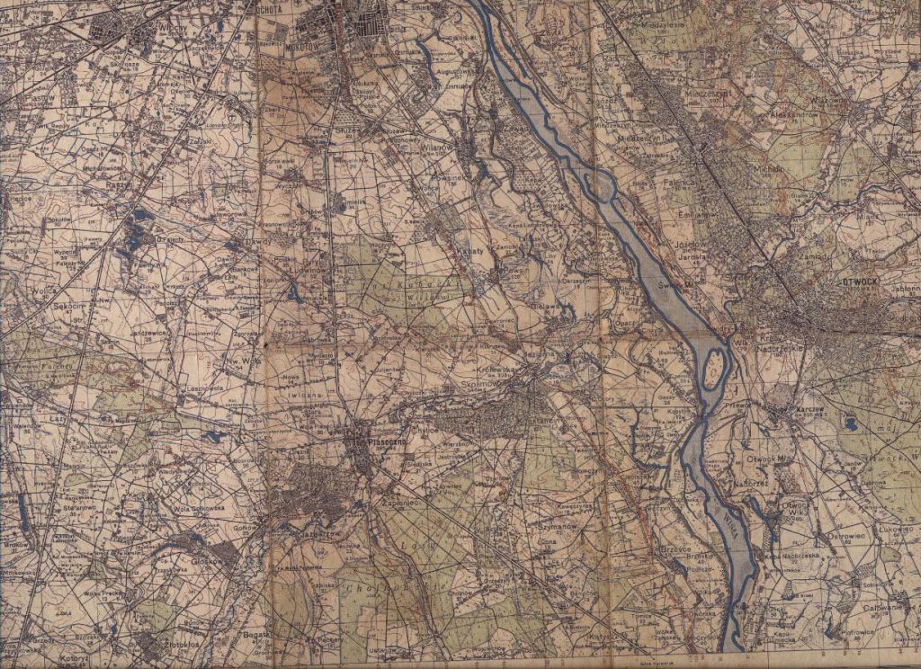 Mapa wojskowa 1931-32 - Towarzystwo Przyjaciół Zalesia Dolnego